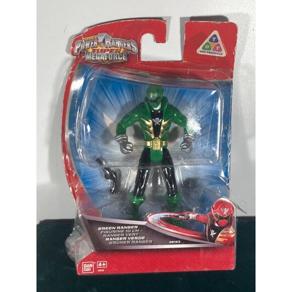 saban | Toys | Sabans Super Megaforce Green Power Ranger 4 New Nip Toy ...